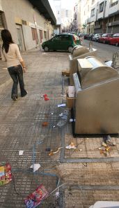 Las calles de Málaga, más sucias en el arranque del nuevo equipo ...